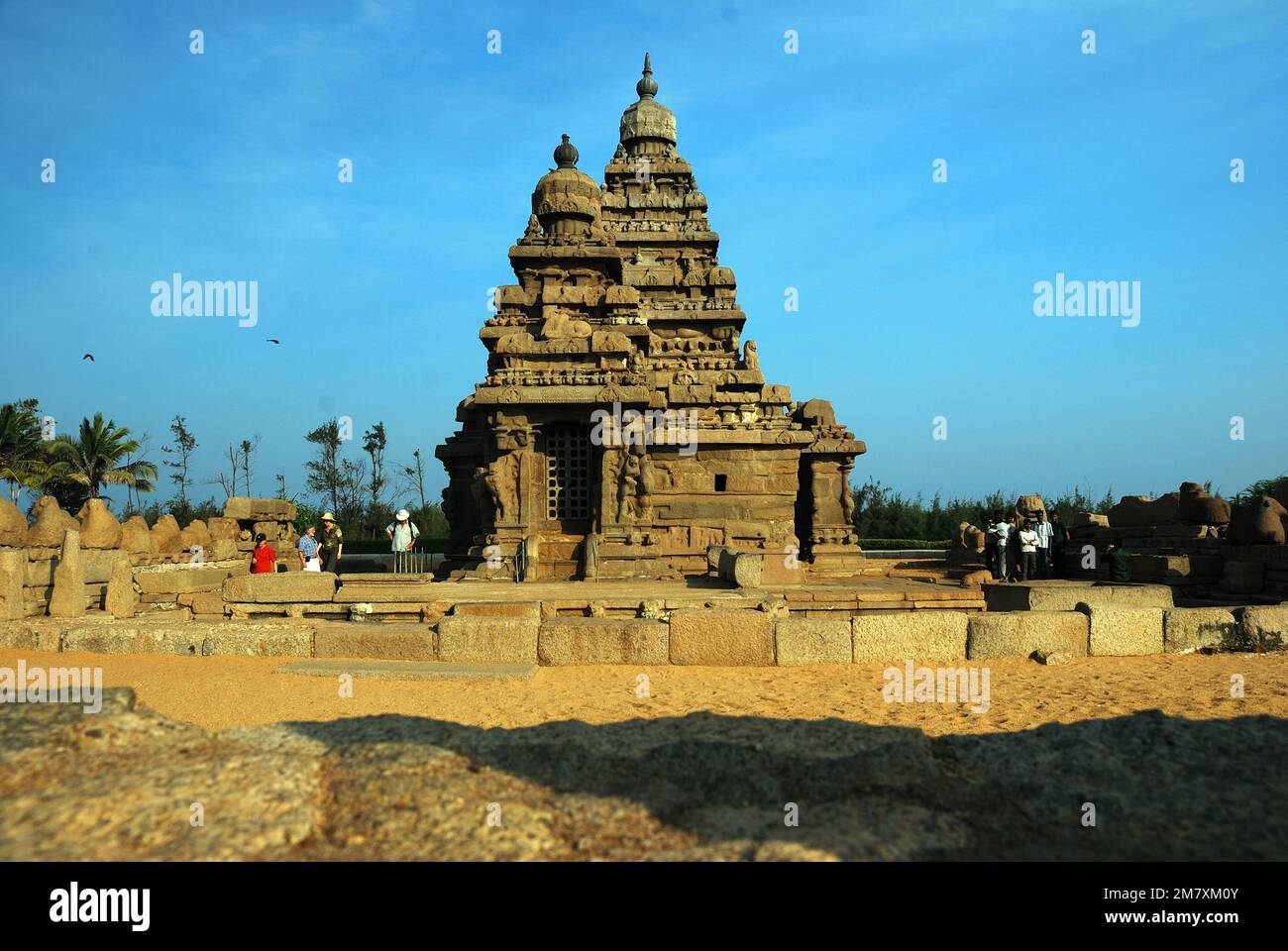 Mahabalipuram Shore Temple Stock Photo - Alamy