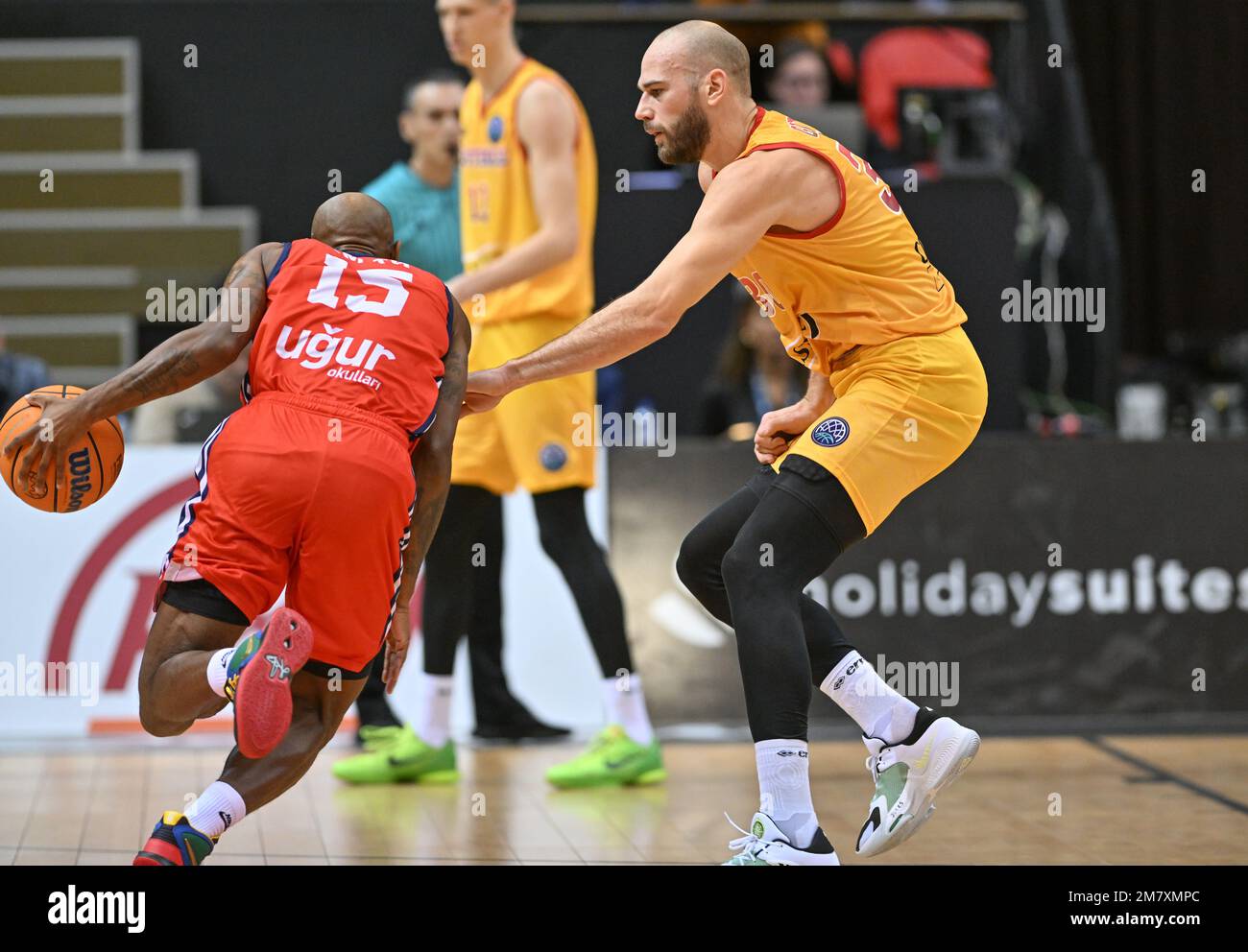 Oostende, Belgium. 10th Jan, 2023. Pierre-Antoine Gillet (30) of BCO ...