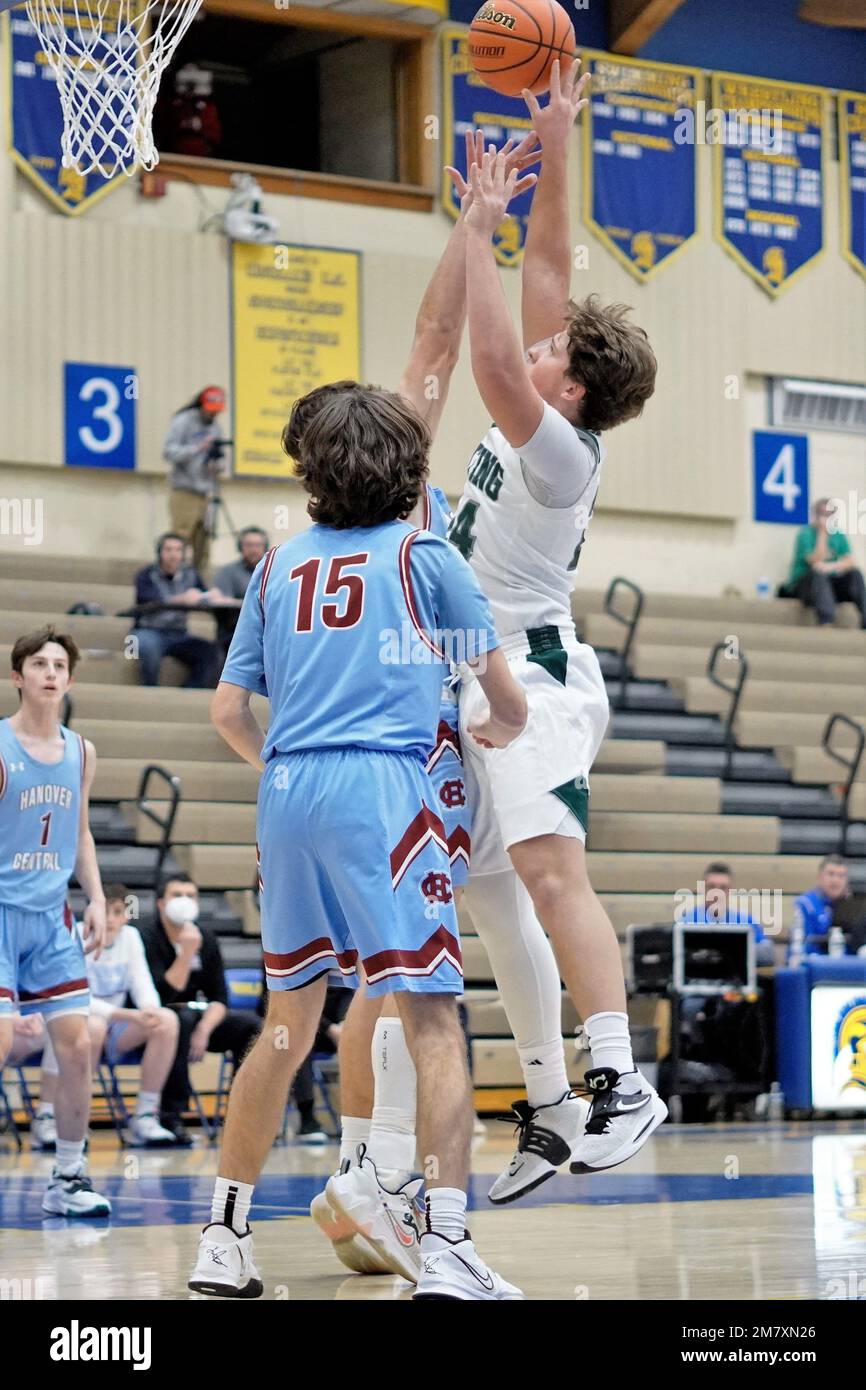 A vertical of the Hanover Central and Whiting competing during a high ...