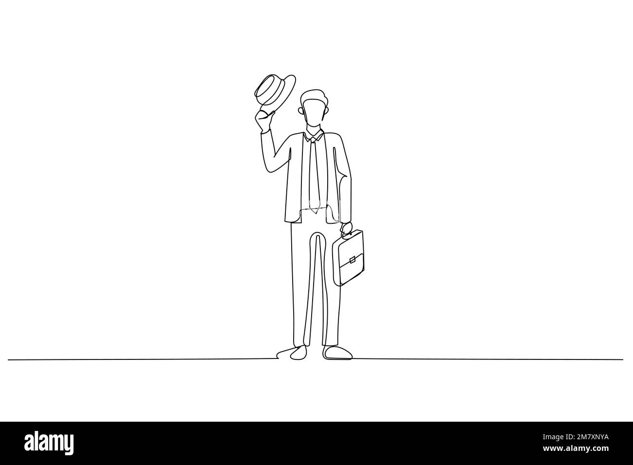 Businessman Drawing Easy