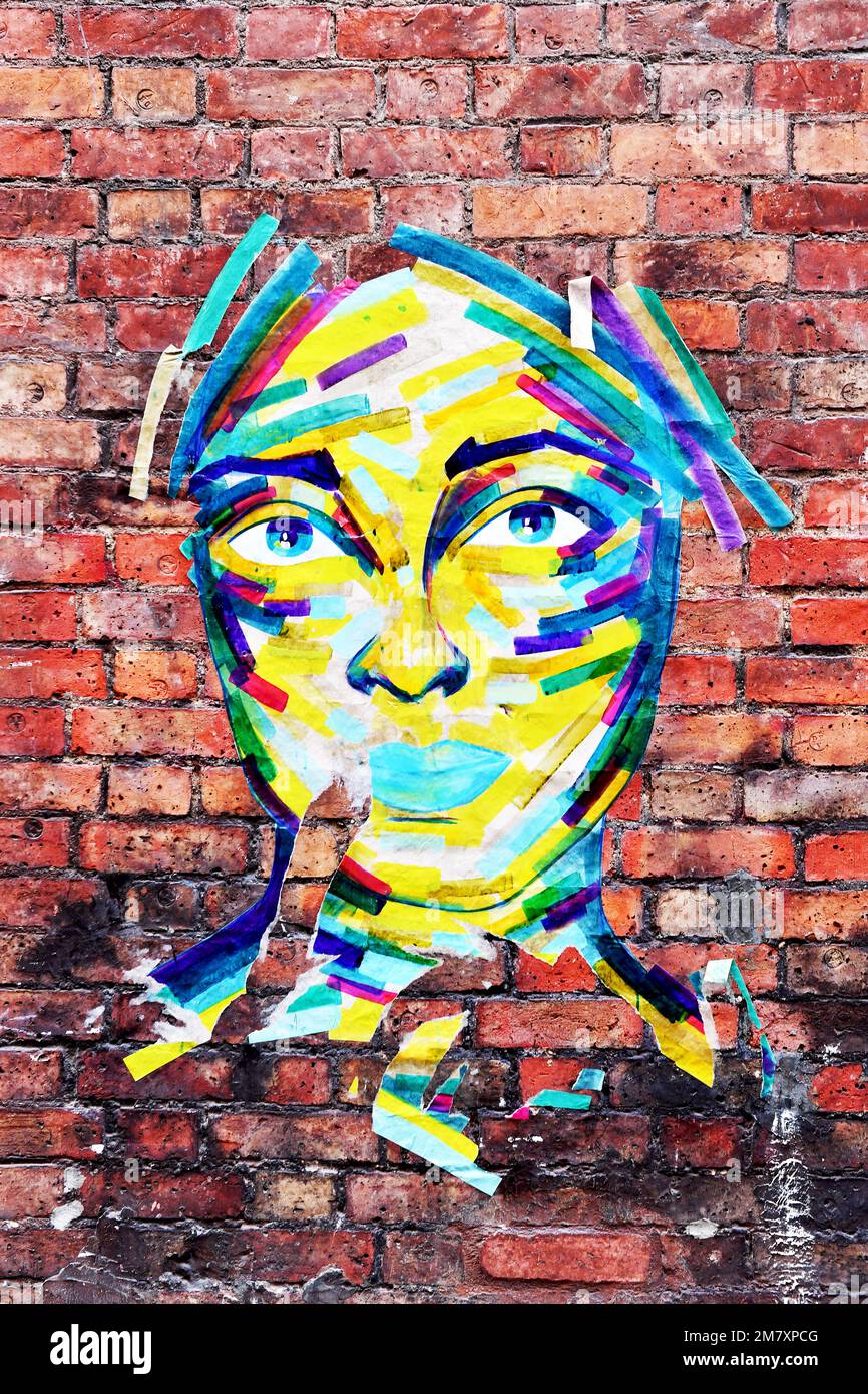 Street art in Paris - France Stock Photo - Alamy