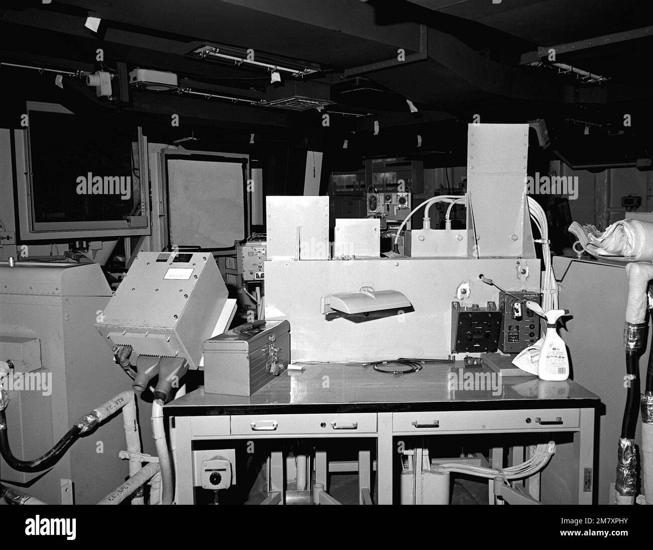 Combat information center Black and White Stock Photos & Images - Alamy