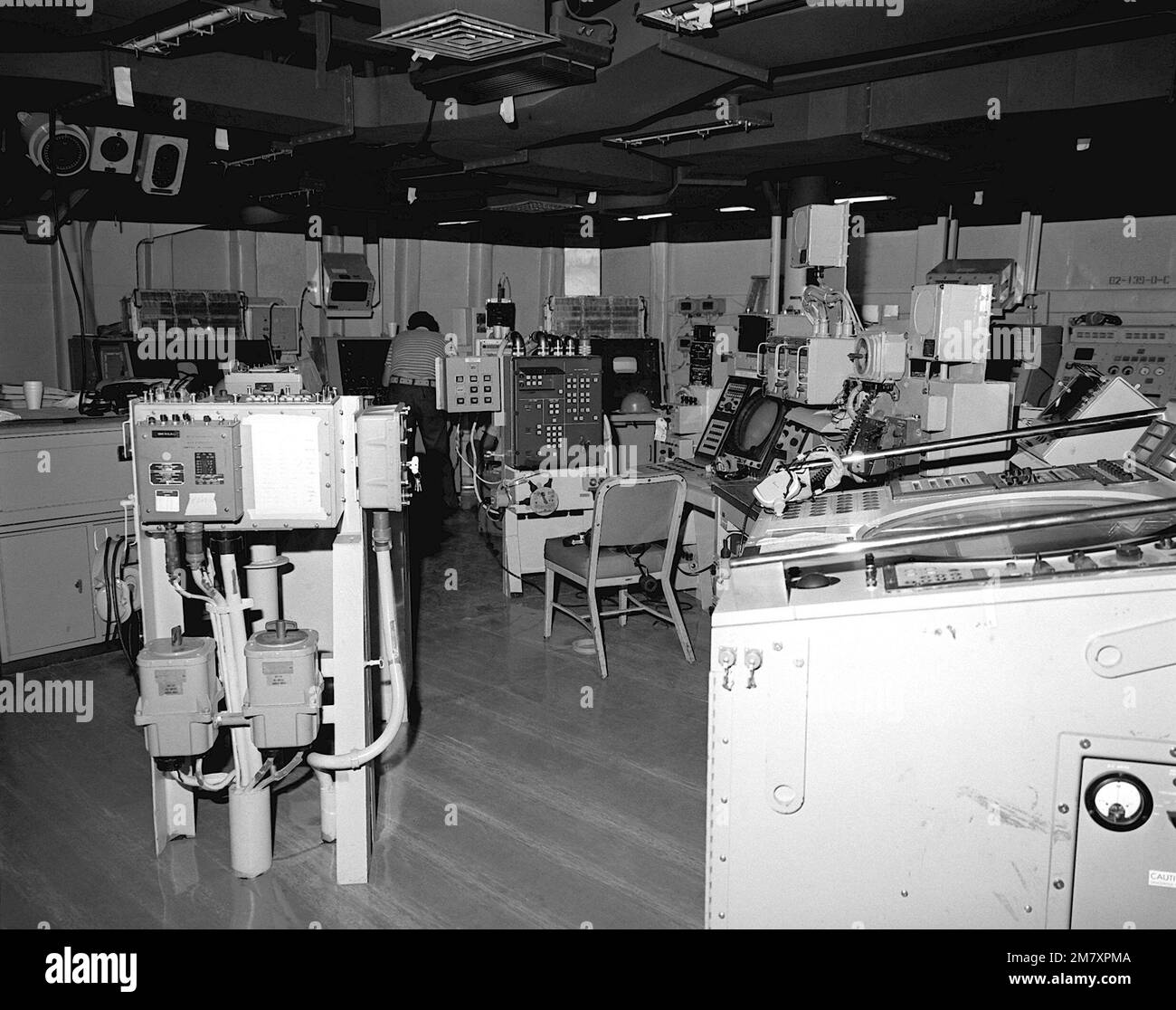 Combat information center Black and White Stock Photos & Images - Alamy