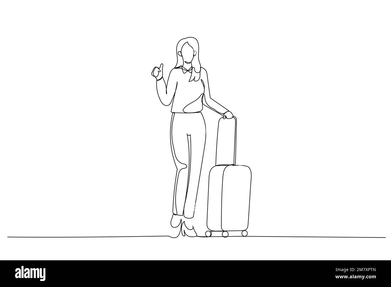 Carrying high heels Stock Vector Images - Alamy