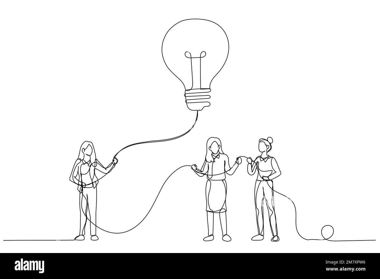 Continuous wire Stock Vector Images - Alamy