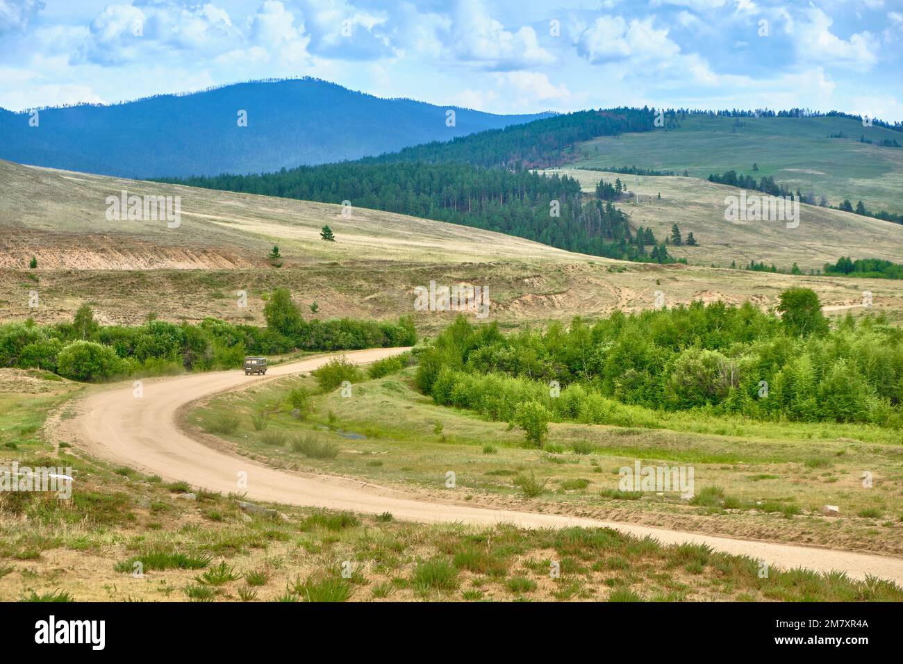 The road in the area of the Saxon Castle of Savinsky is the main ...