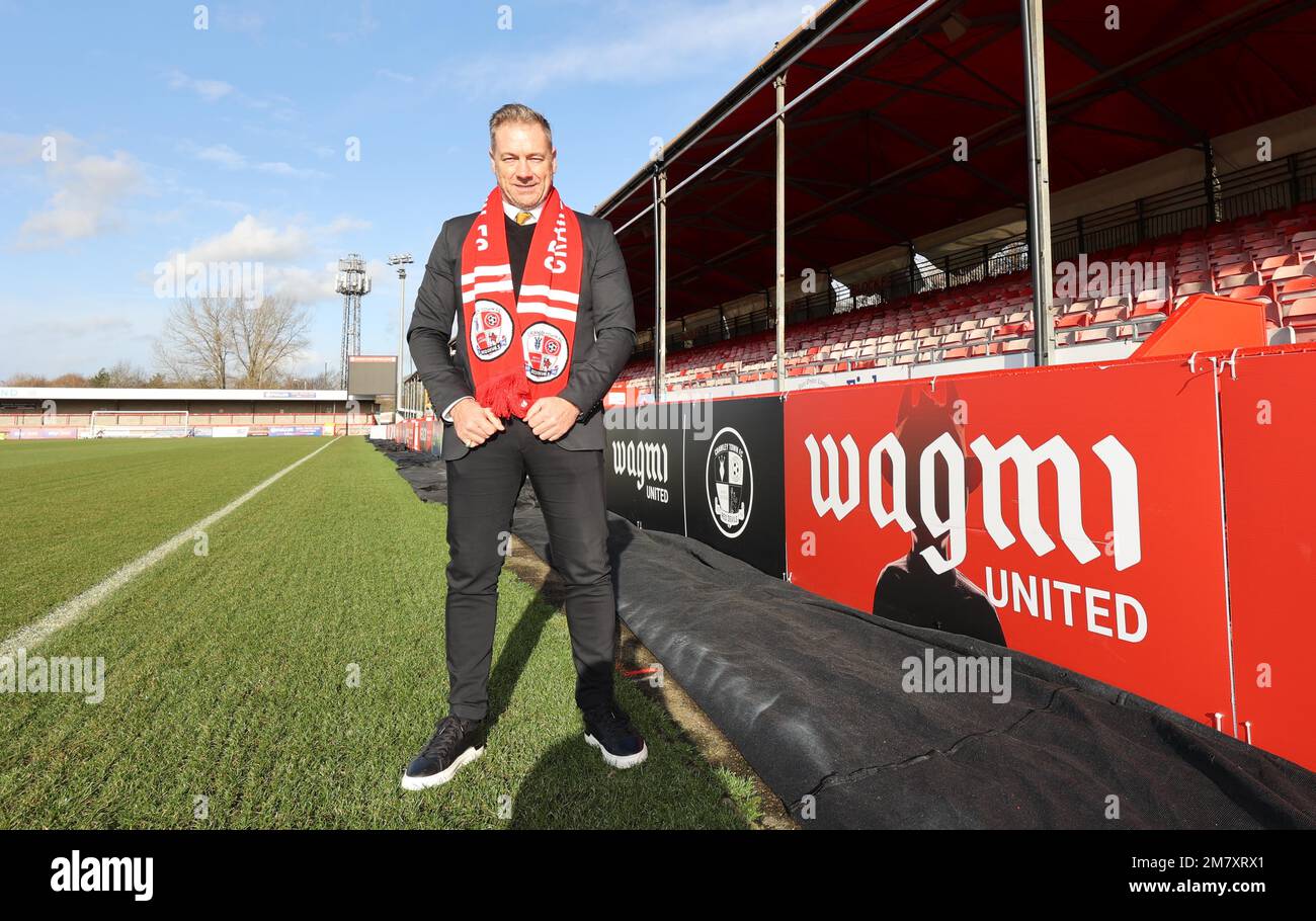 Crawley, UK. 11th Jan, 2023. Crawley Town Football Club announce the ...