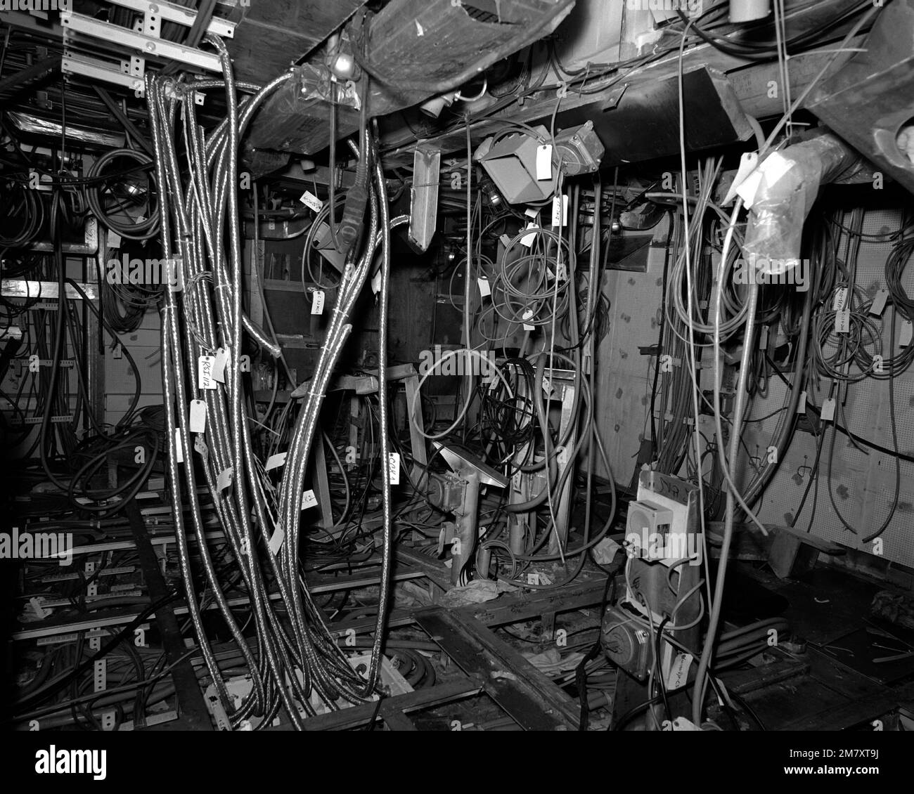 The combat information center aboard the guided missile frigate ...