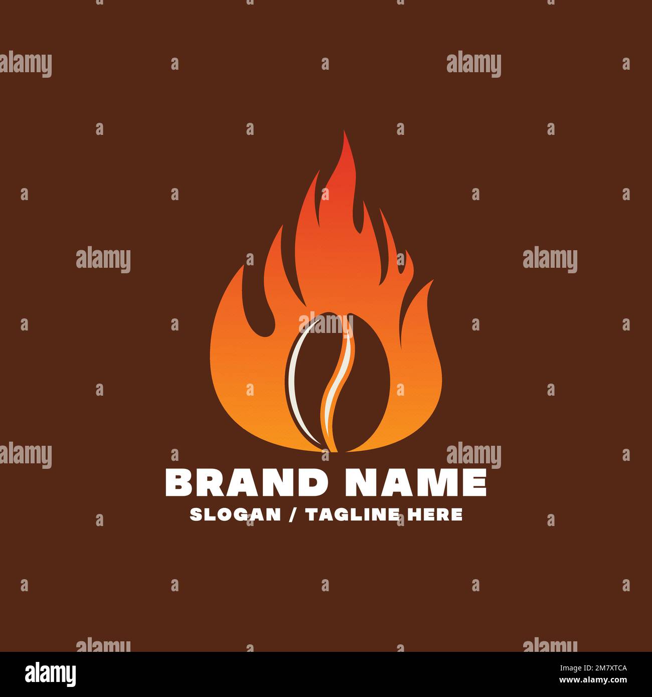 Simple coffee logo design template. Editable, resizable, vector ...