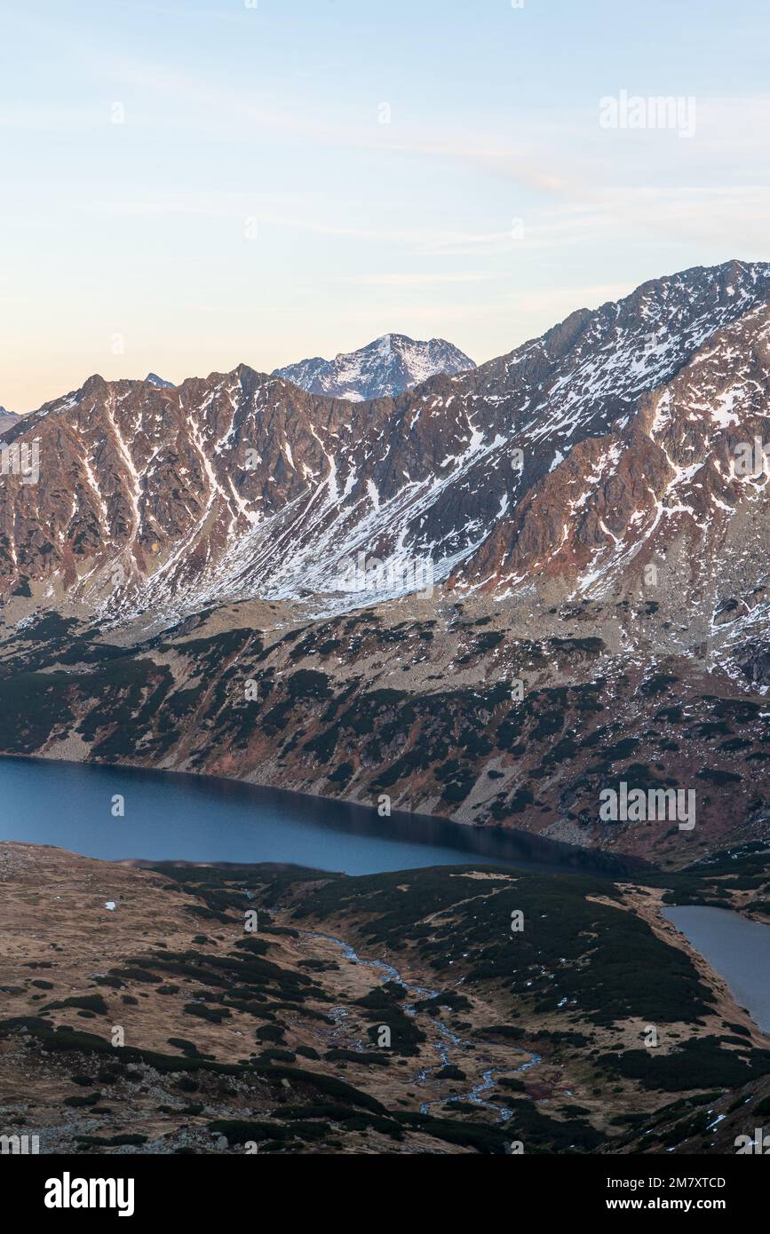 Lakes in Dolina Pieciu Stawow Polskich, Opalony Wierch, Miedzane and ...