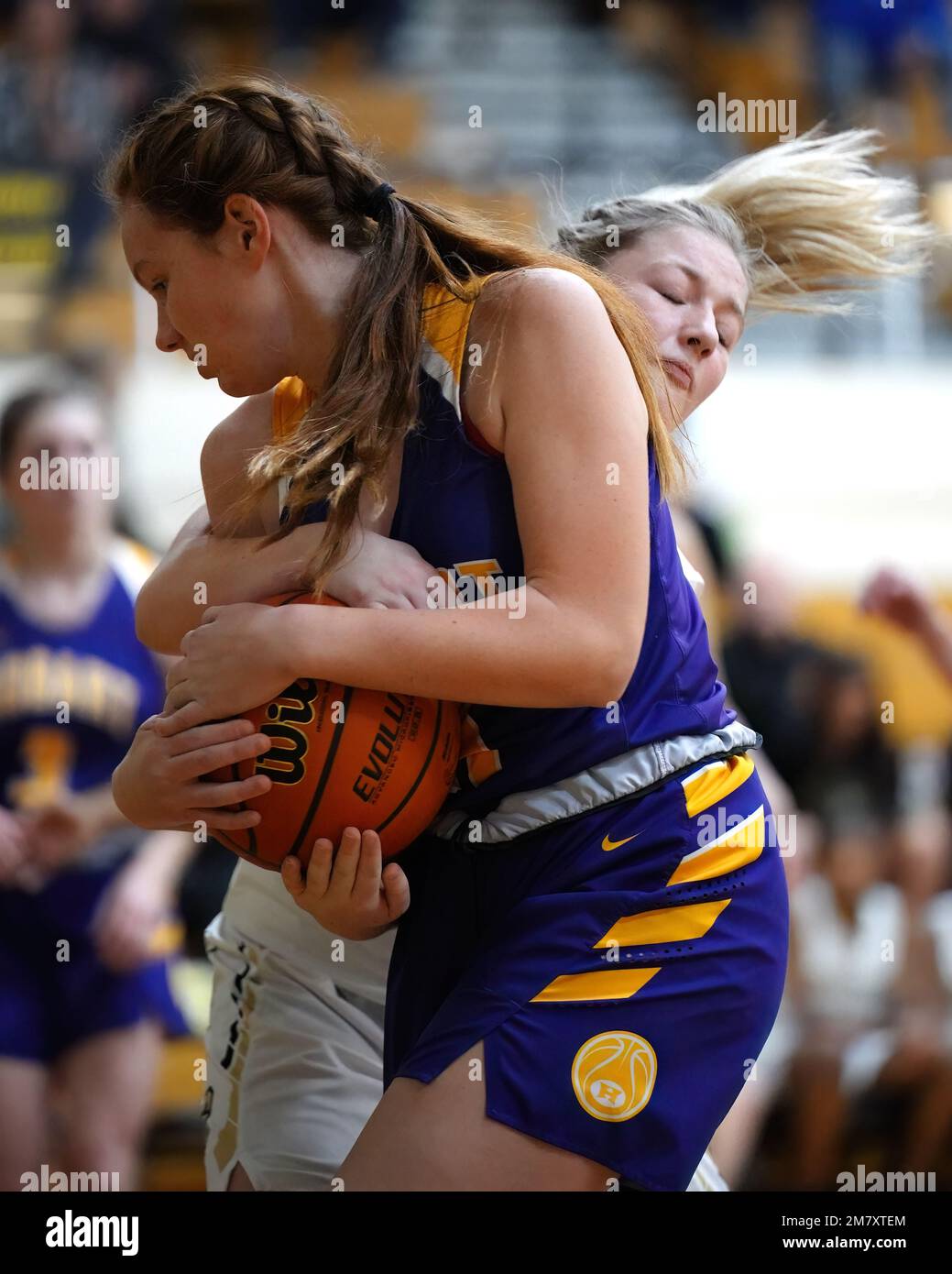 A vertical of the girls competing during the girls fall high school ...