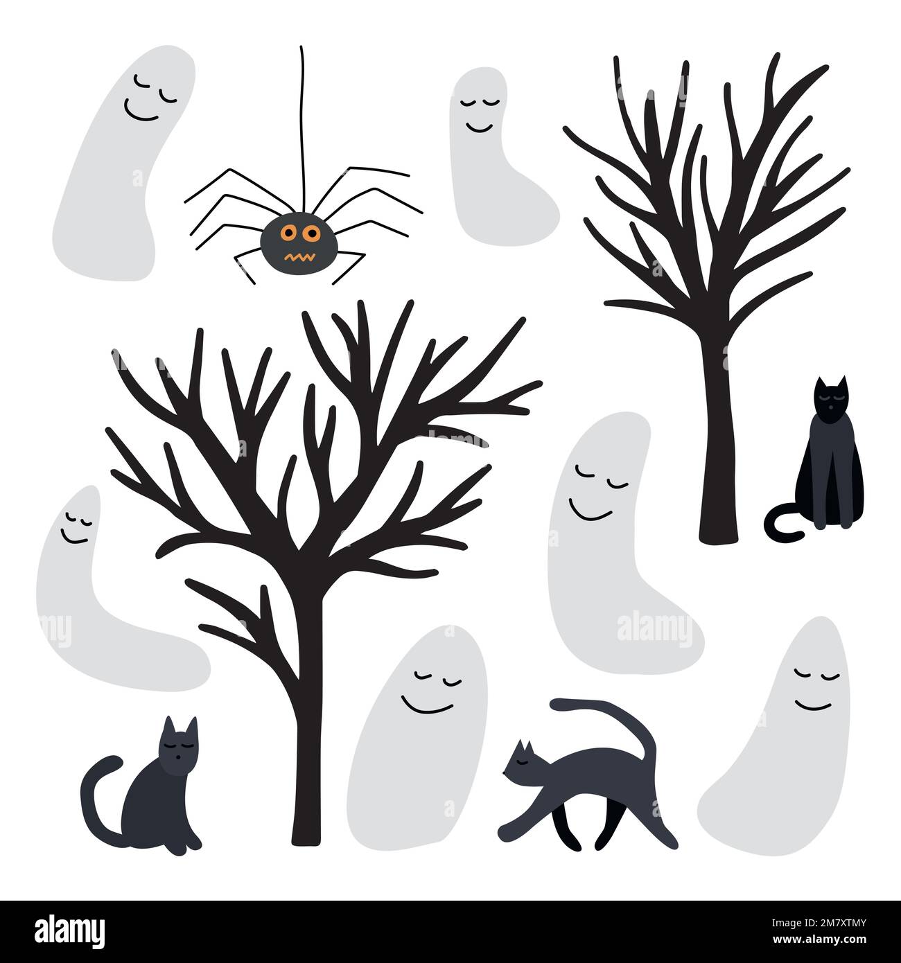 Tree spiders Stock Vector Images - Alamy