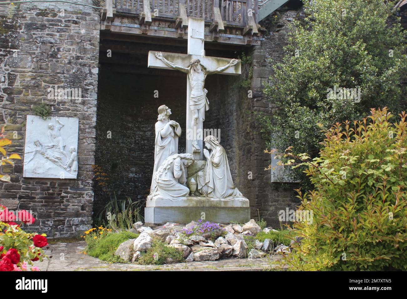 Historic welsh market town hi-res stock photography and images - Alamy