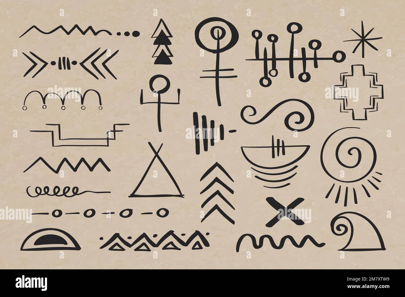 Bohemian symbol Stock Vector Images - Alamy