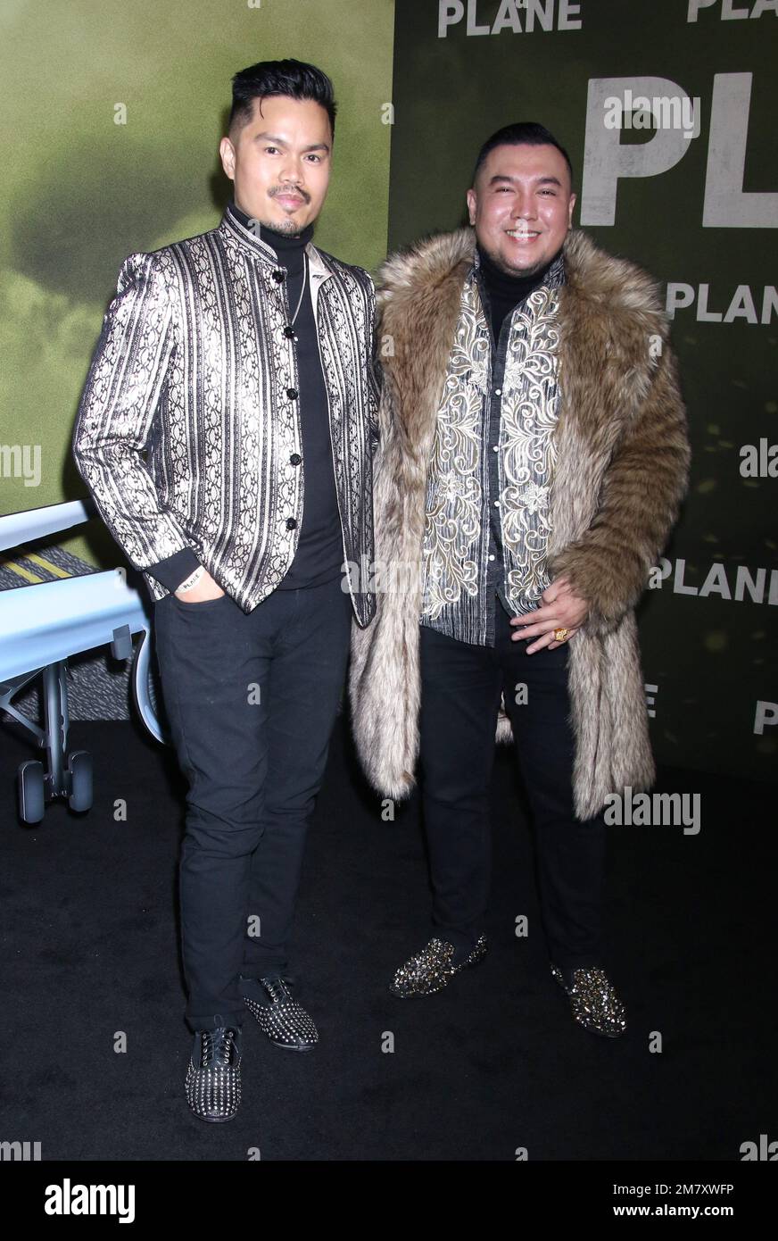 New York, NY, USA. 10th Jan, 2023. Mark LaBella at the New York Screening of Plane at the AMC ...