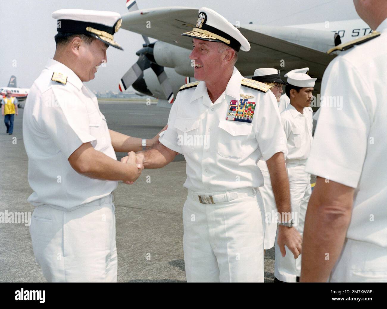 Admiral Sylvester Foley, commander in chief of the Pacific Fleet, is ...