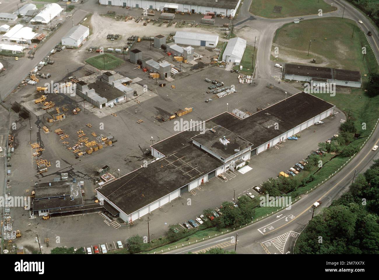 Aerial view of the jet shop. Base: Naval Air Station, Cubi Point State ...