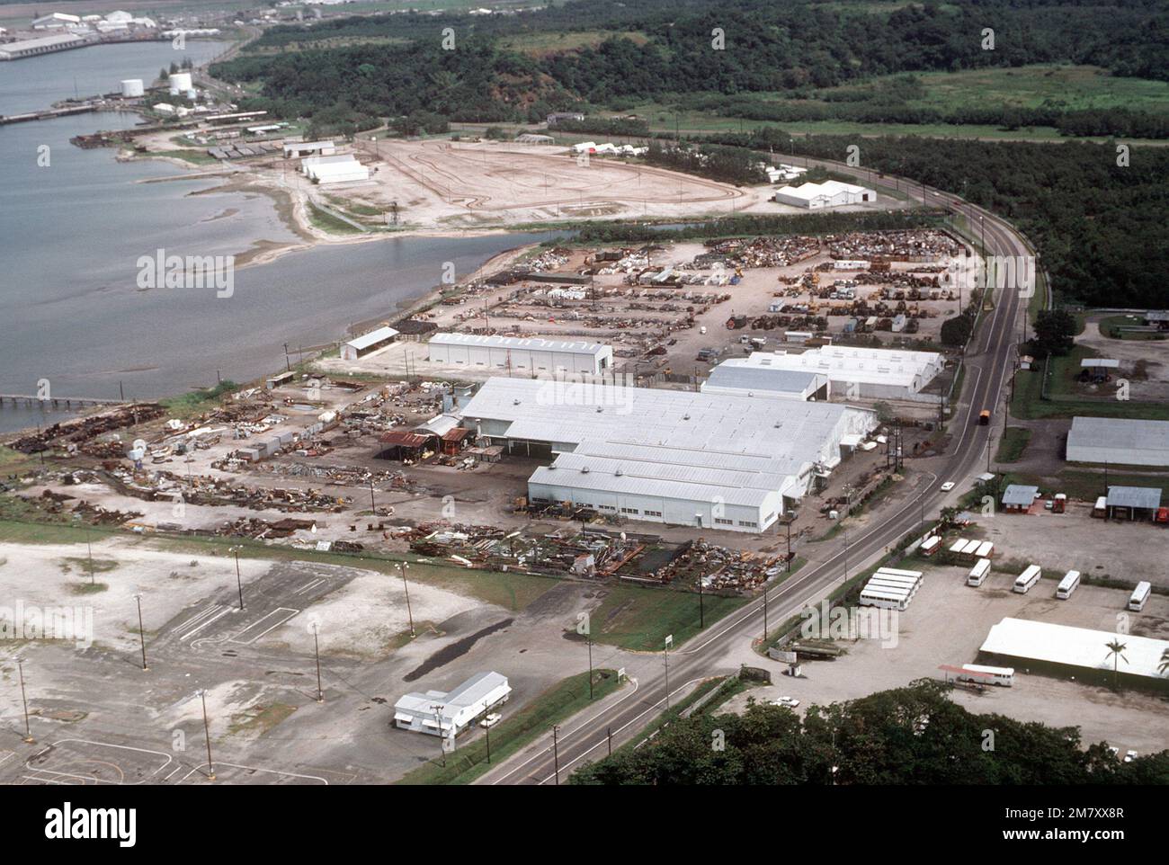 Aerial view of the Defense Property Disposal Office. Base: Naval Air ...
