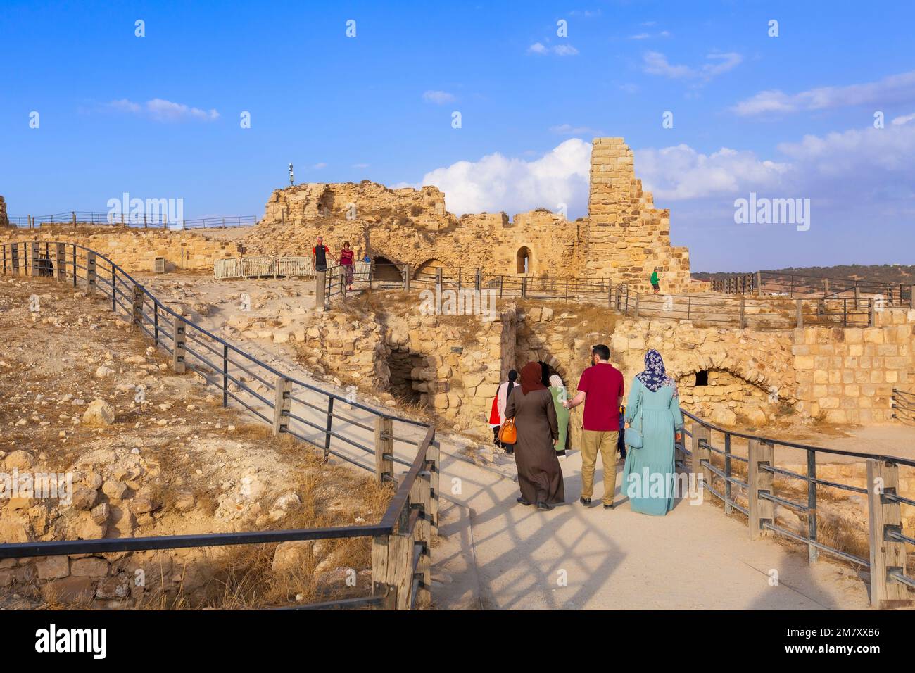 Al Karak, Jordan - November 4, 2022: Medieval Crusaders Castle in the ...