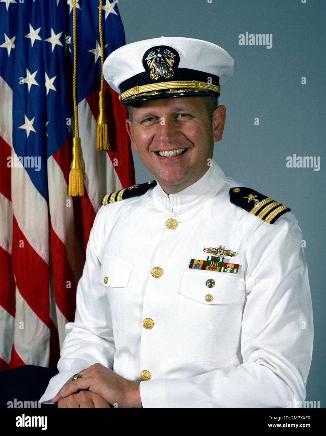 CDR Rodney P. Rempt, USN (covered). Country: Unknown Stock Photo - Alamy