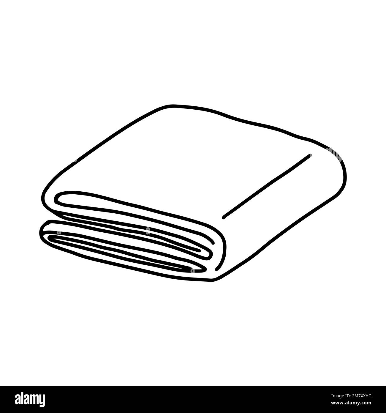 Doodle towel illustration Stock Vector Image & Art - Alamy