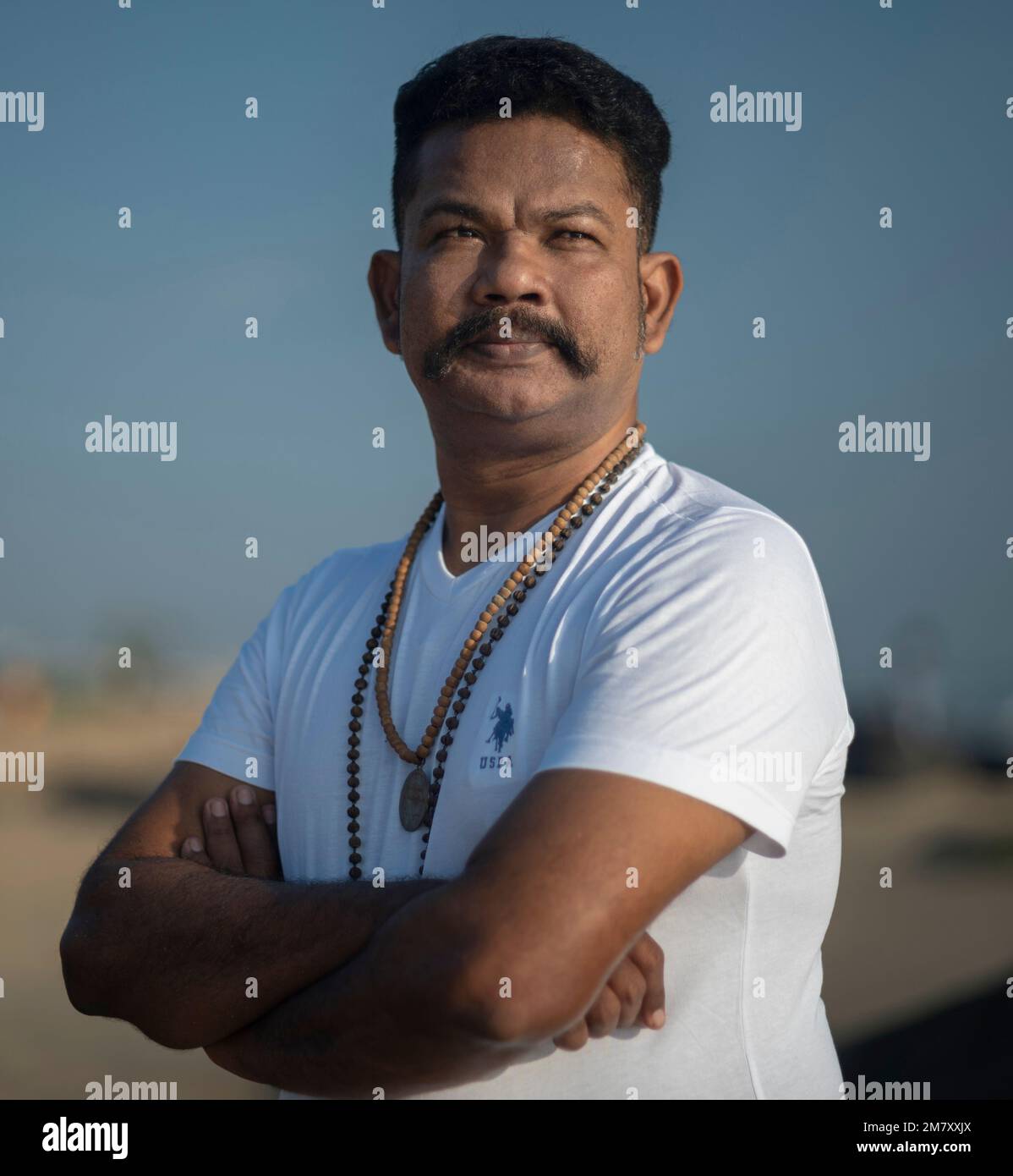 Indian male model in white t shirt hi-res stock photography and images ...