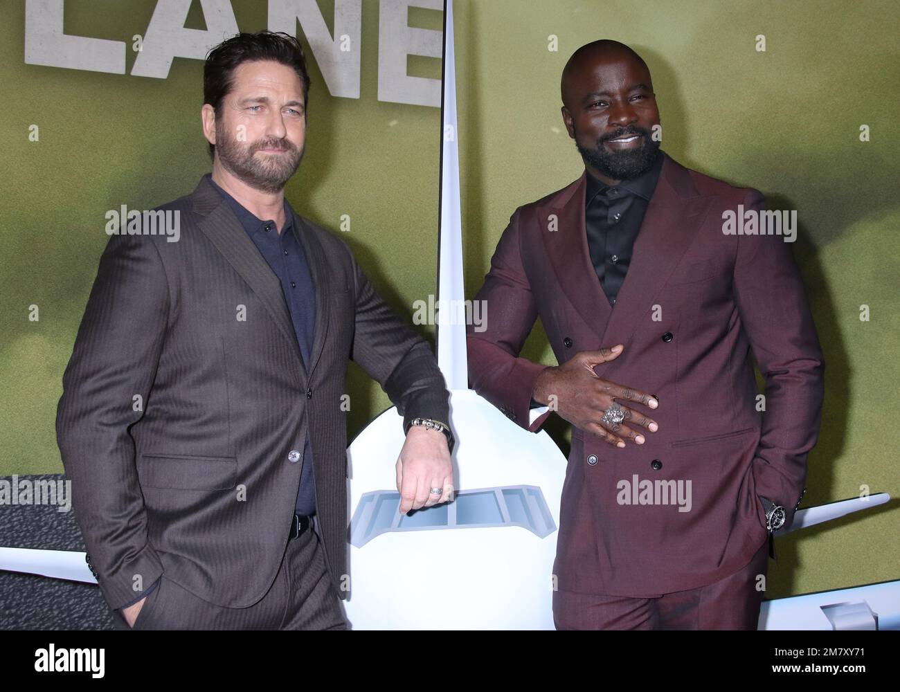 New York, NY, USA. 10th Jan, 2023. Gerard Butler and Mike Colter at the ...