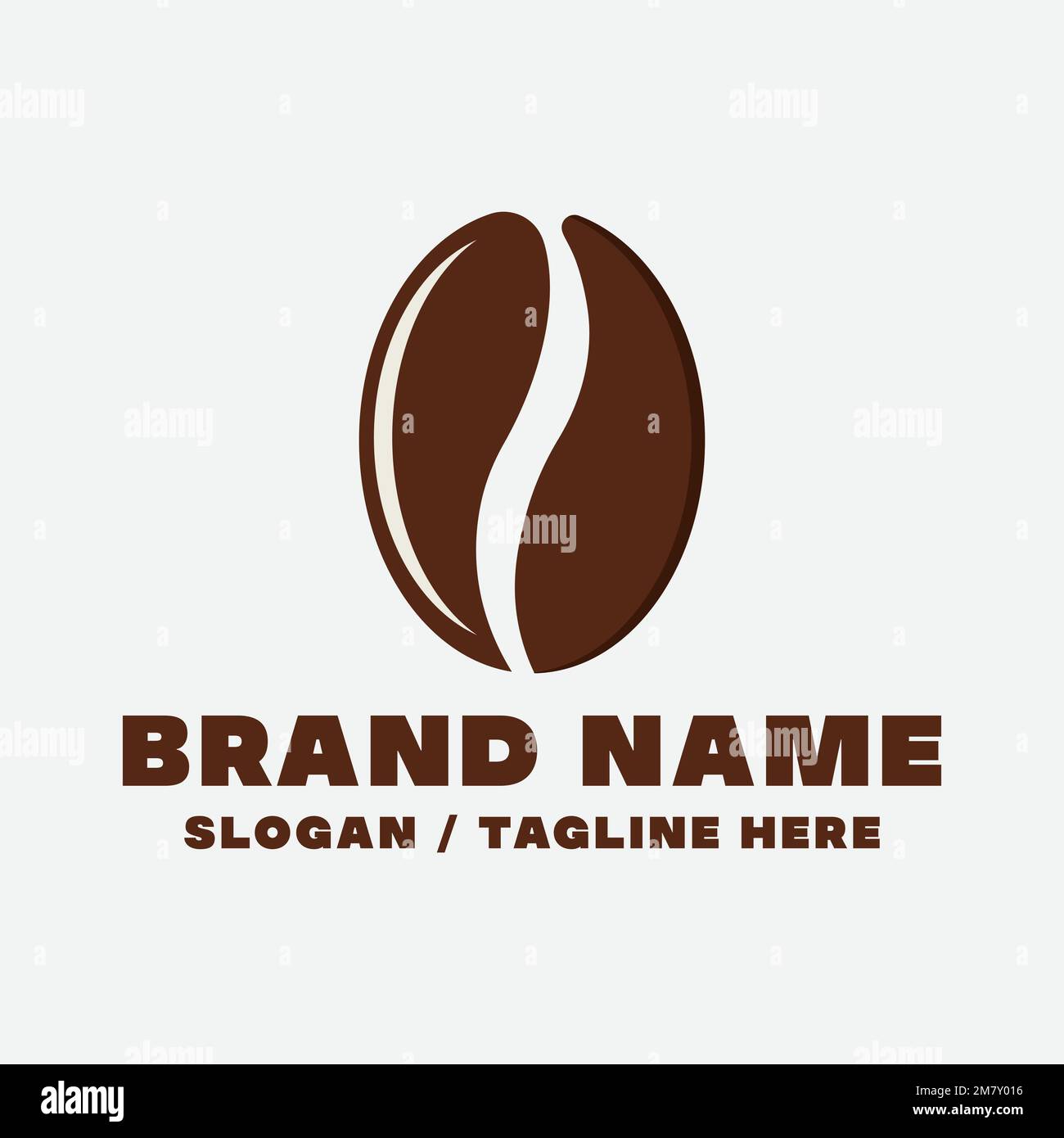 Simple coffee logo design template. Editable, resizable, vector ...
