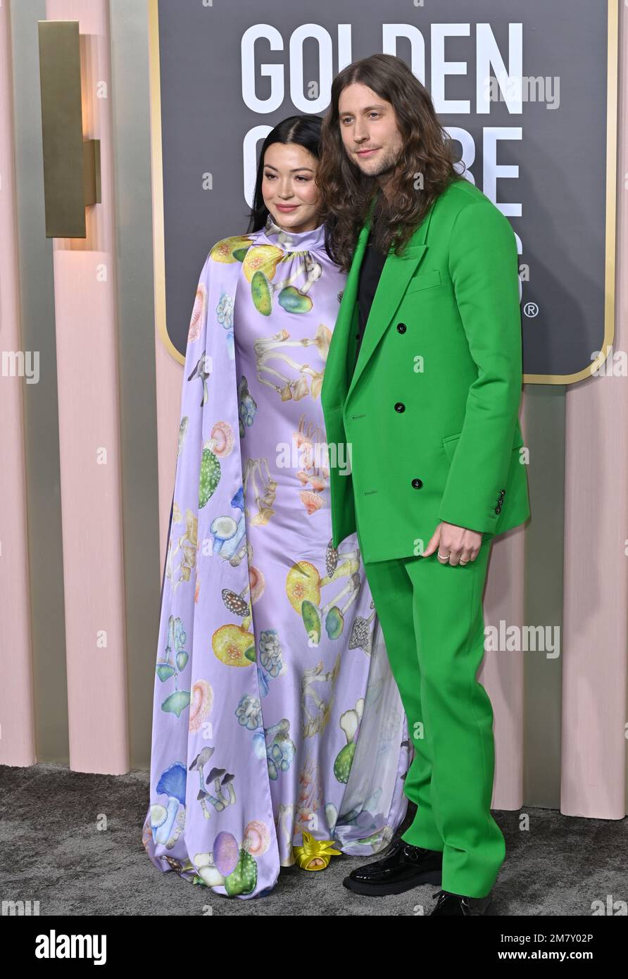 Los Angeles, USA. 10th Jan, 2023. Ludwig Goransson & Serena McKinney ...