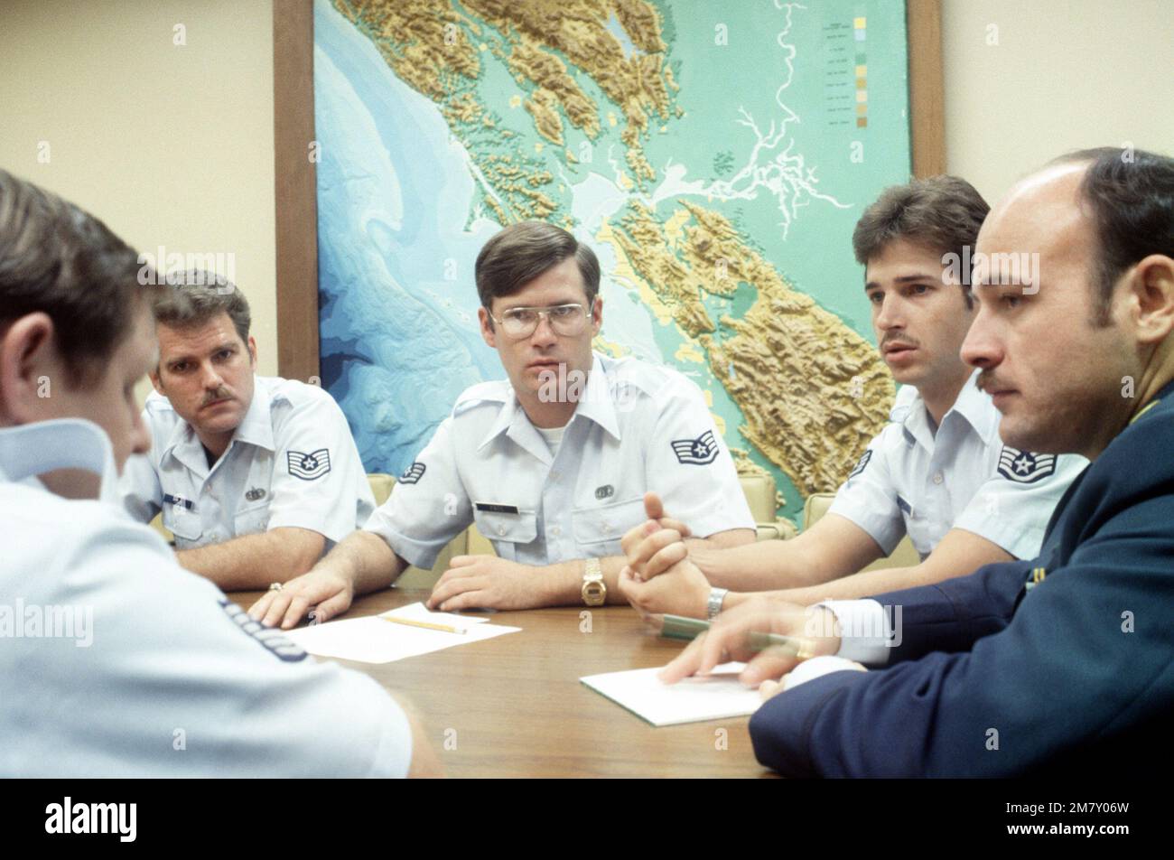From right to left, MSGT Varner, TSGT Fred Crum, SSGT Michael Pate ...