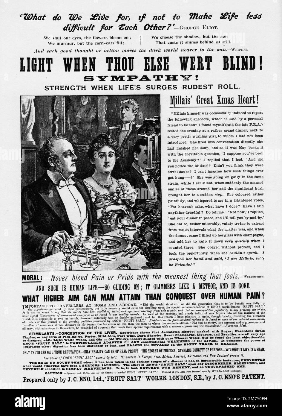 Victorian Advertising about c1890 Stock Photo - Alamy