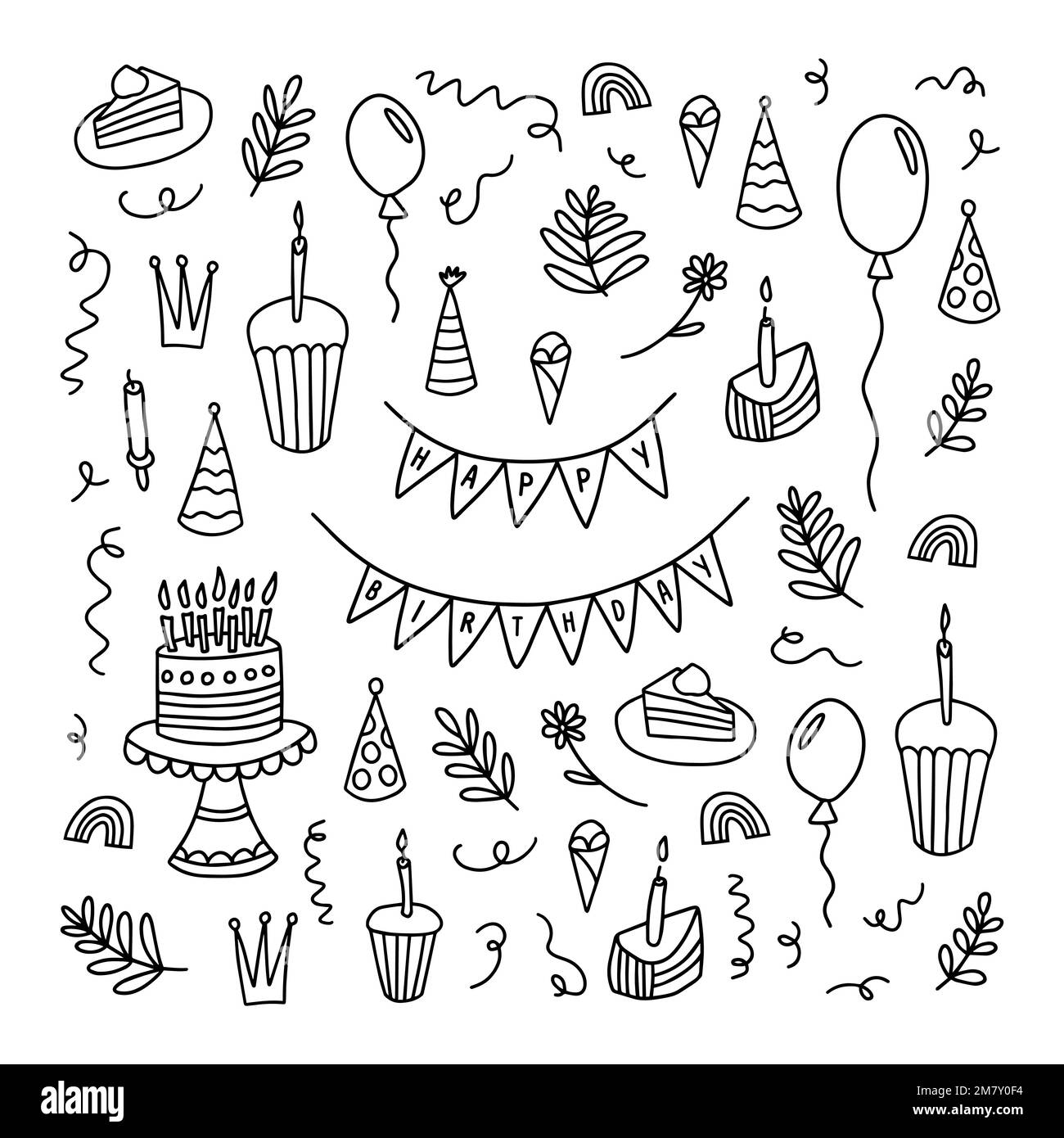 happy birthday doodle Stock Vector Image & Art - Alamy happy birthday doodle Stock Vector Image & Art - Alamy