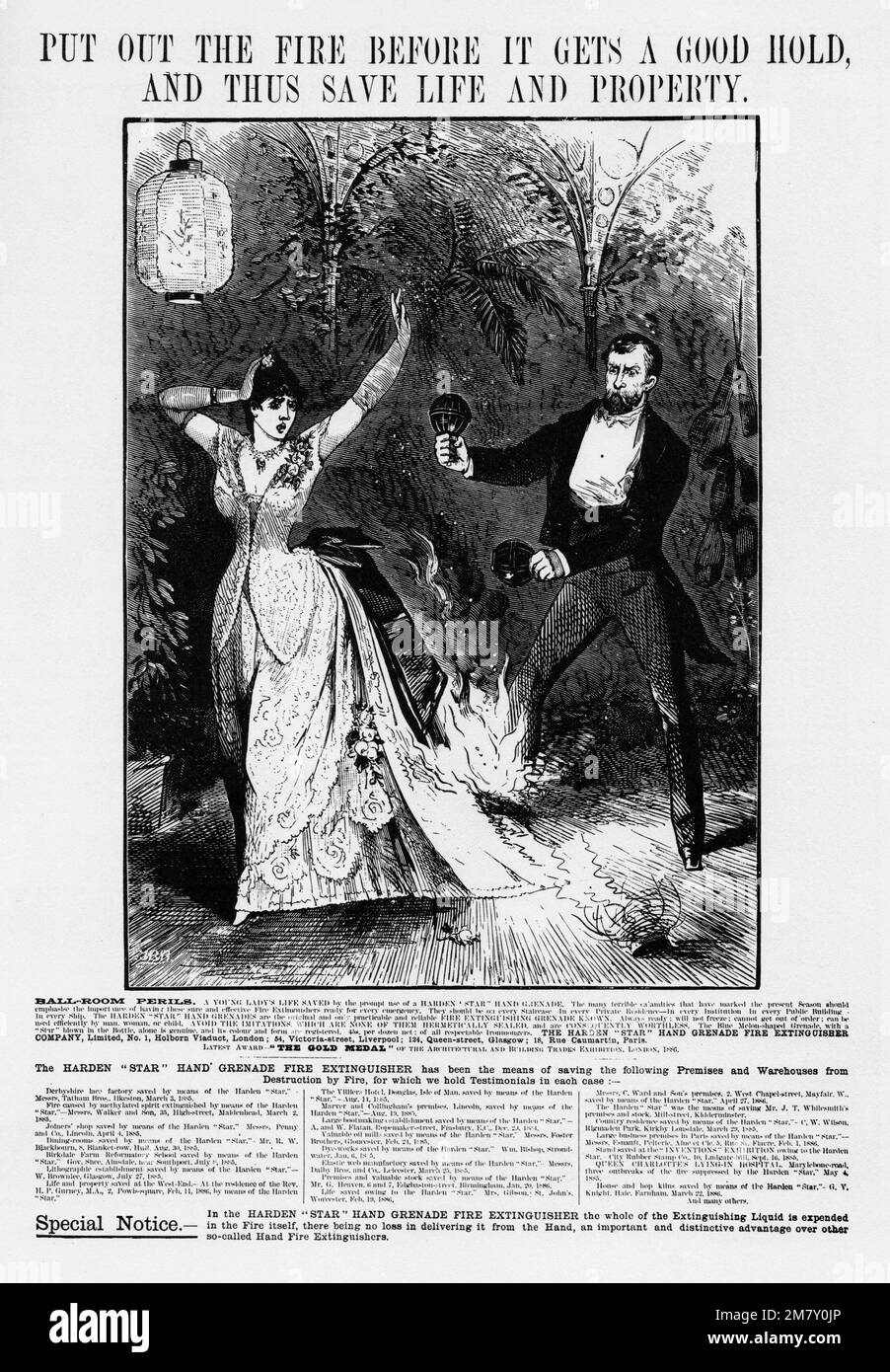 Victorian Advertising about c1890 Stock Photo - Alamy