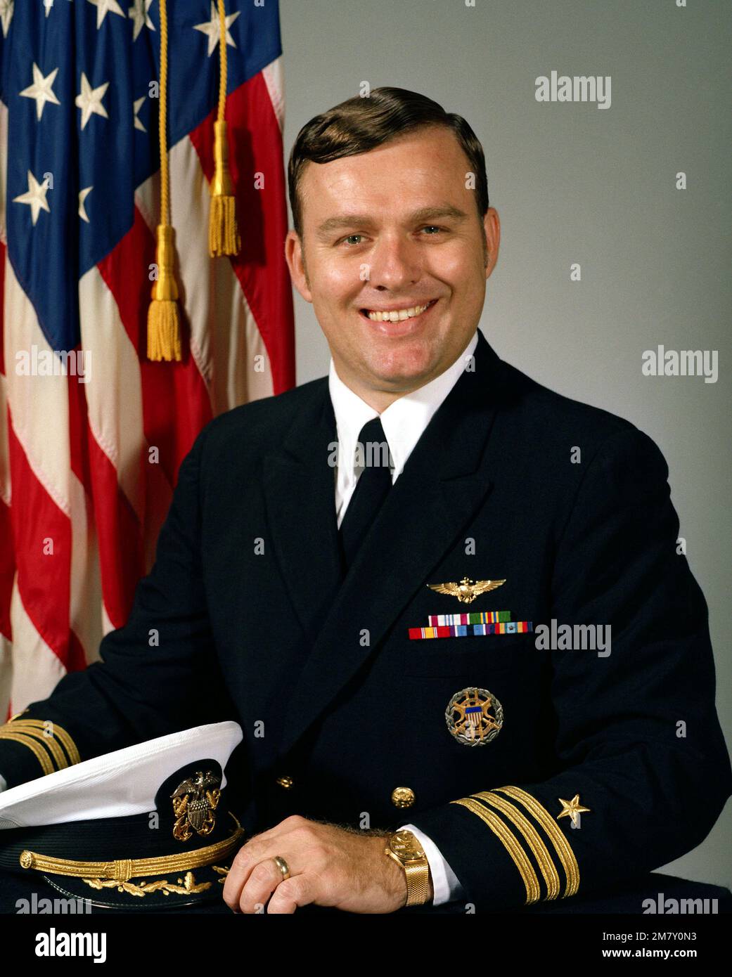 CDR Donald A. Giles, USN (uncovered). Country: Unknown Stock Photo - Alamy