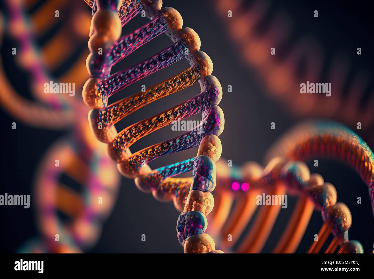 Double helix structure of the dna molecule hi-res stock photography and ...