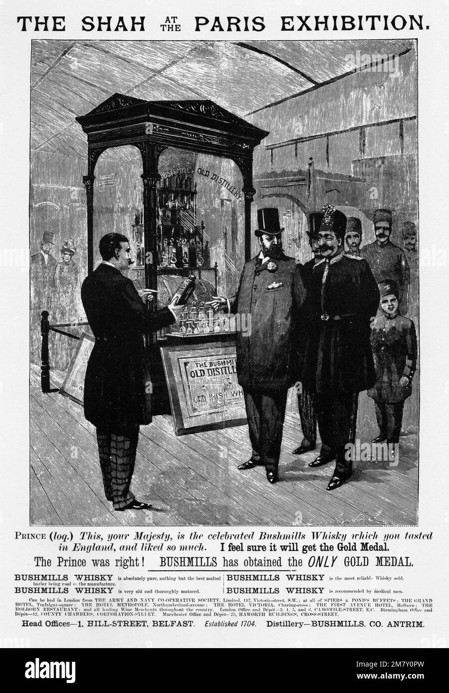 Victorian Advertising about c1890 Stock Photo - Alamy