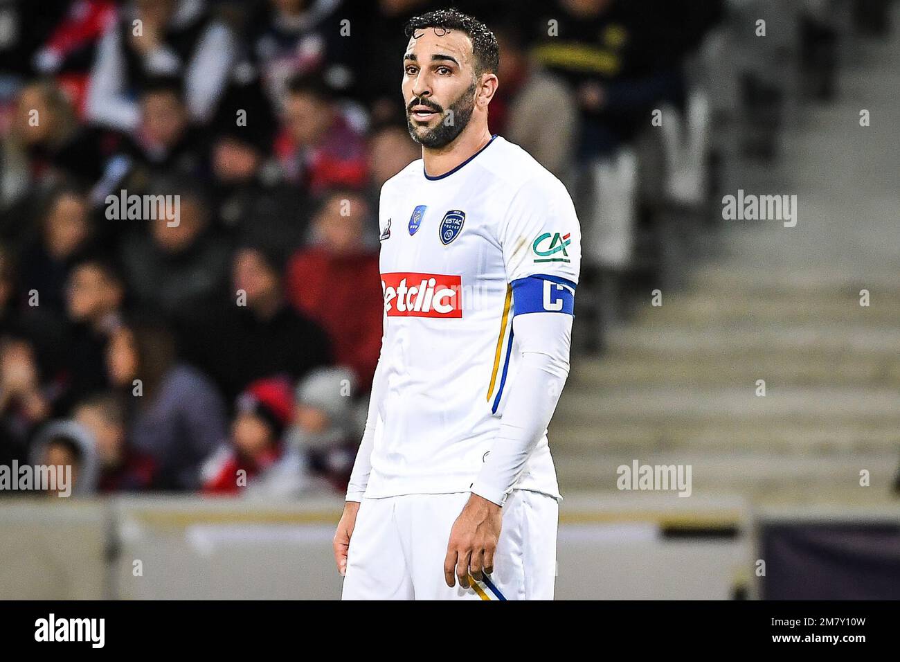 Adil RAMI of ESTAC Troyes during the French Cup, round of 64 football ...