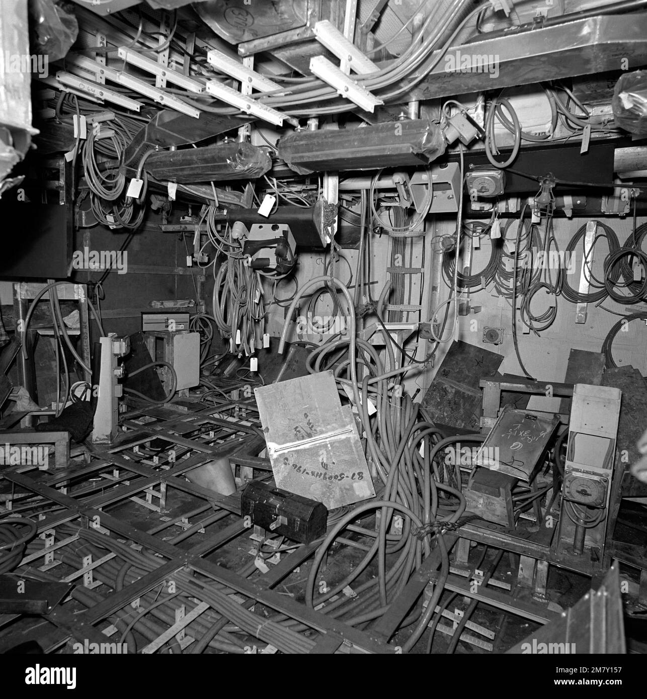 The combat information center aboard the guided missile frigate DE WERT ...