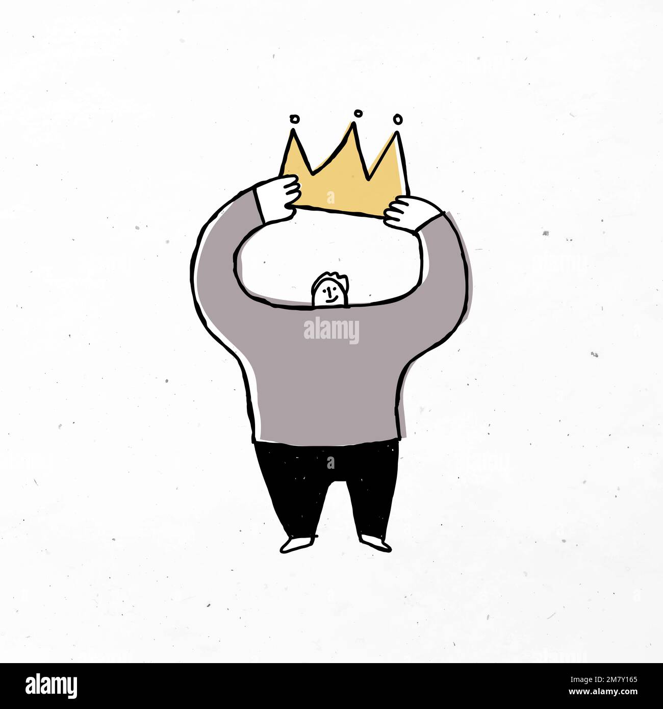 Colorful hand drawn leader vector clipart Stock Vector Image & Art - Alamy