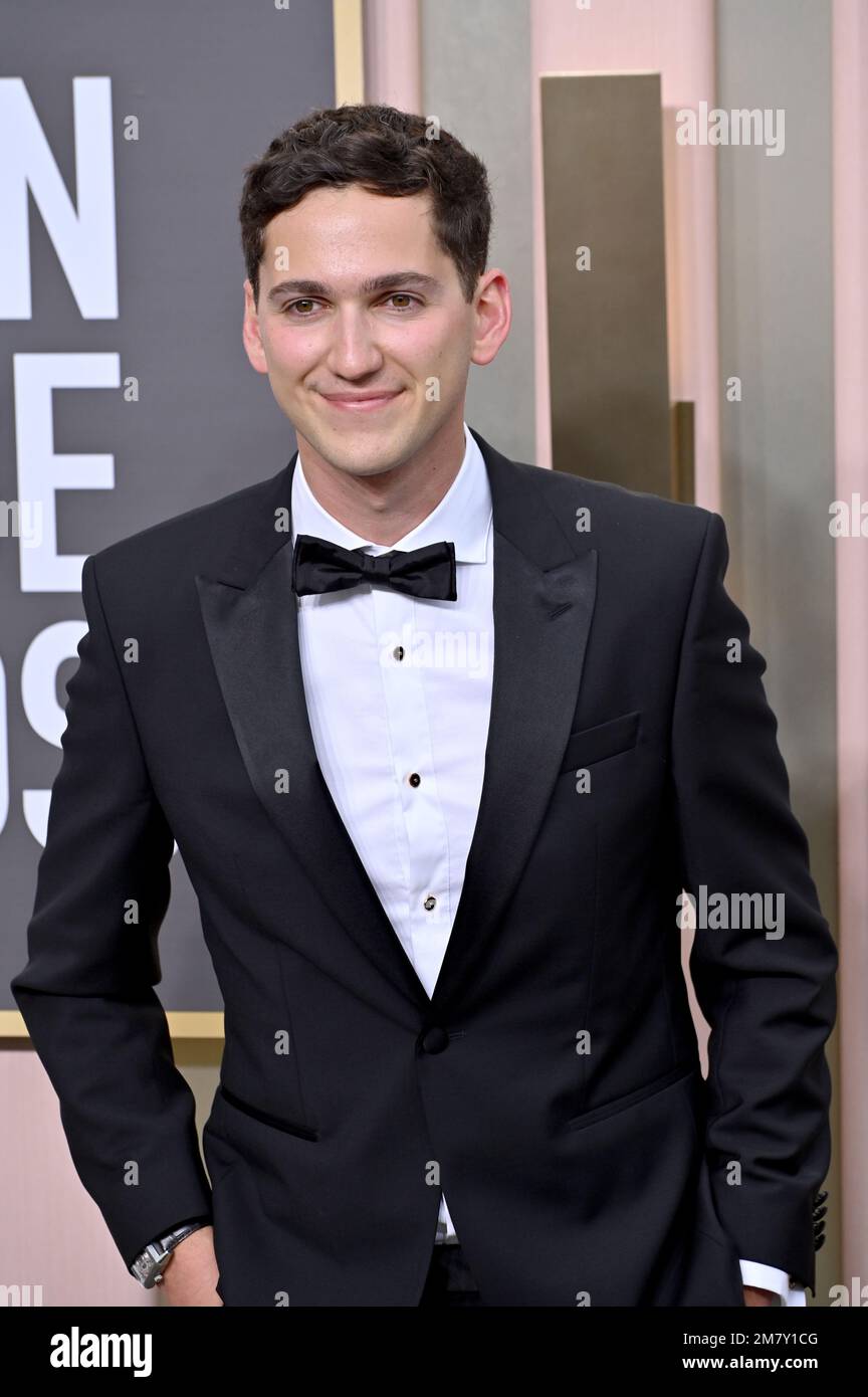 Los Angeles, USA. 10th Jan, 2023. Matt Friend arriving at the 80th ...