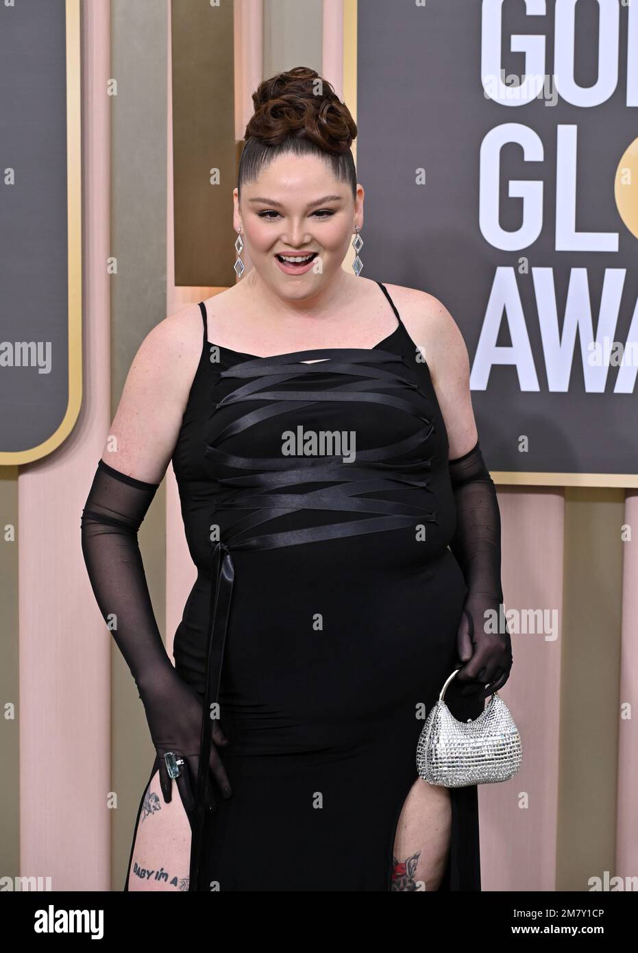 Los Angeles, USA. 10th Jan, 2023. Megan Stalter arriving at the 80th ...