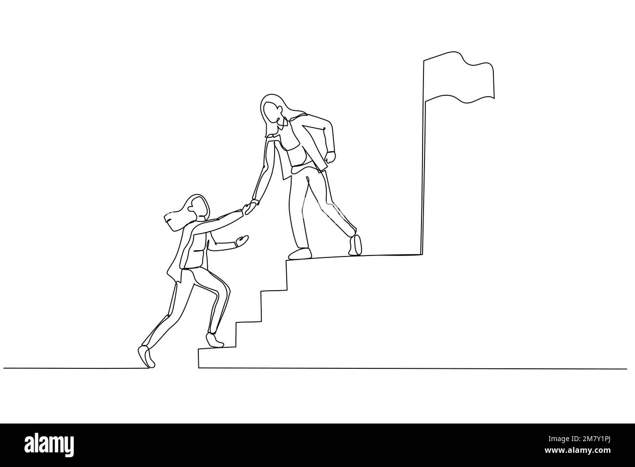 Succeed together Stock Vector Images - Alamy