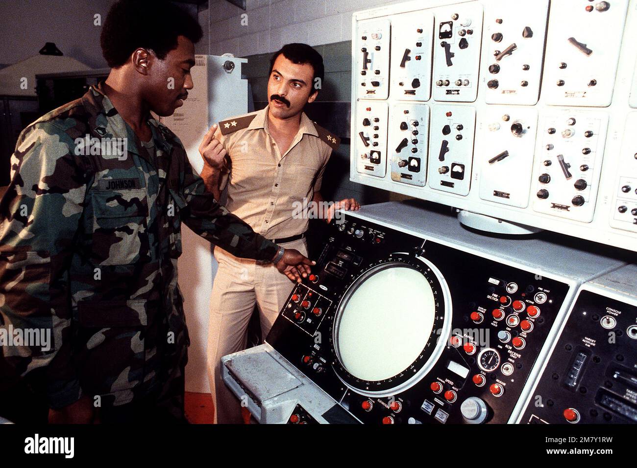 SSGT George E. Johnson answers LT Aml-Ho Sattar's questions about the ...