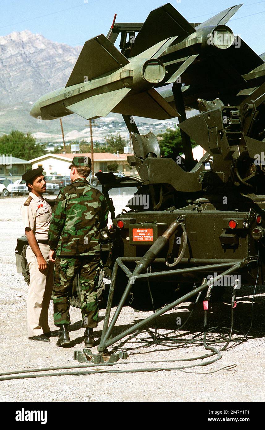 SPC James Lillard explains the functions of the O-length HAWK missile ...