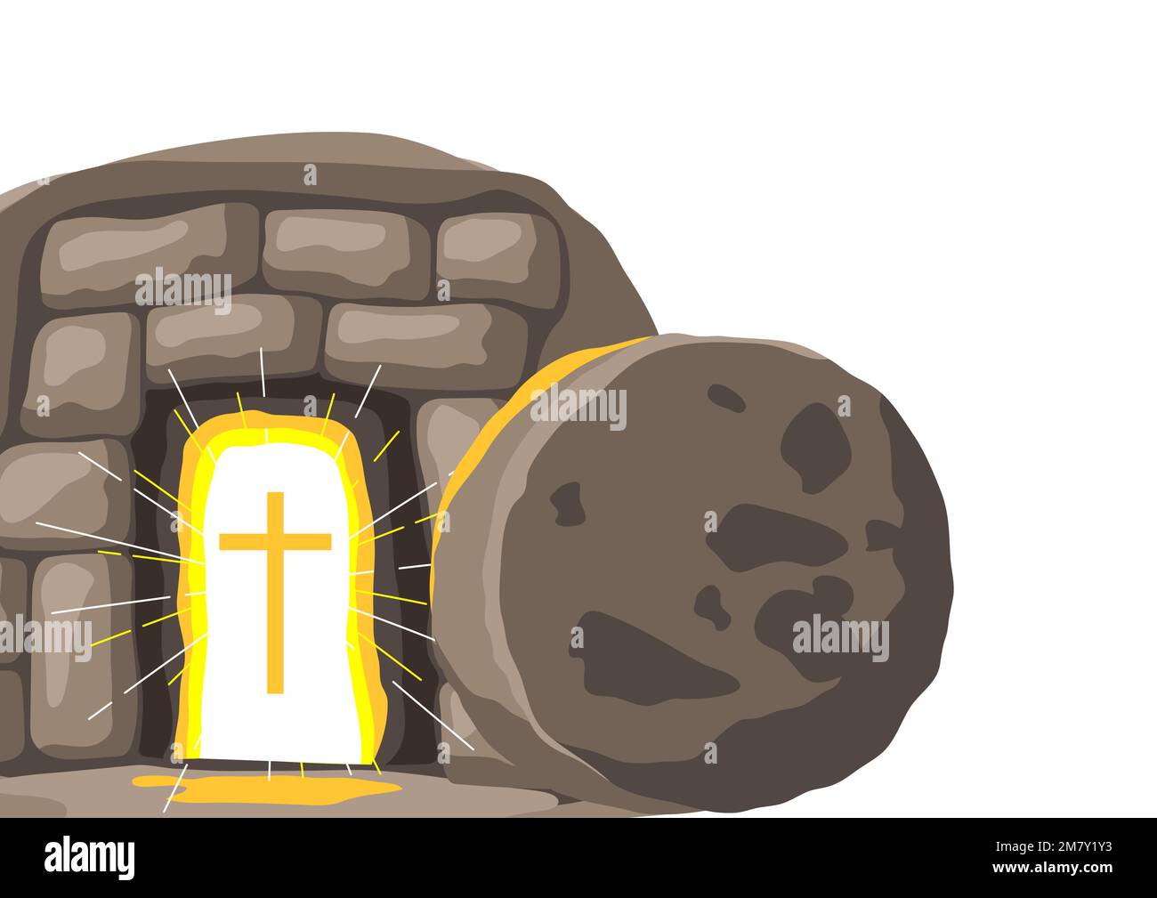 Christian cave Stock Vector Images - Alamy