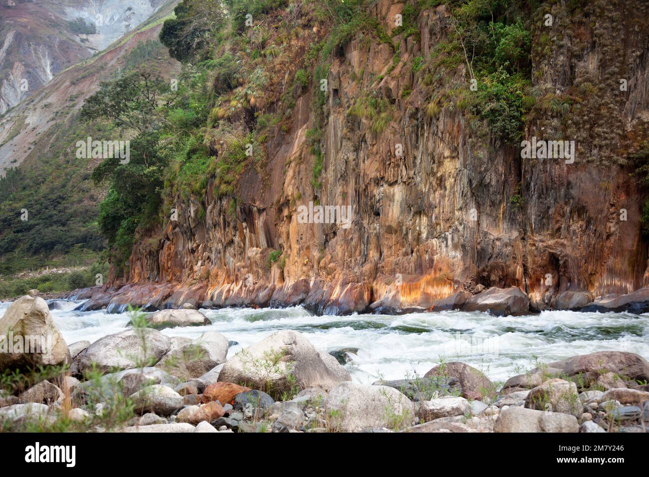 River in Inca Trail Stock Photo - Alamy