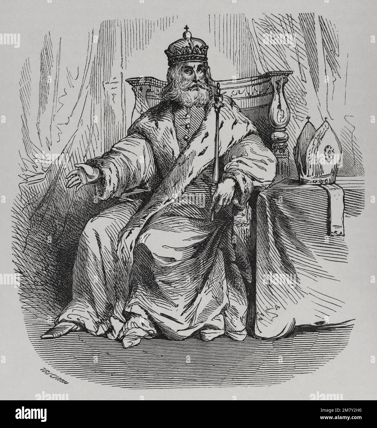 Coloman the Learned (c. 1070-1116). King of Hungary (1095-1116) and ...