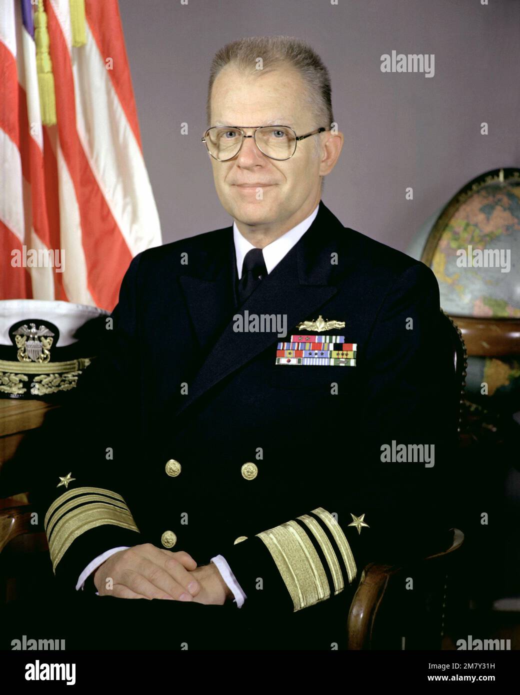 RADM Fred W. Johnston Jr., USN (uncovered). Country: Unknown Stock ...