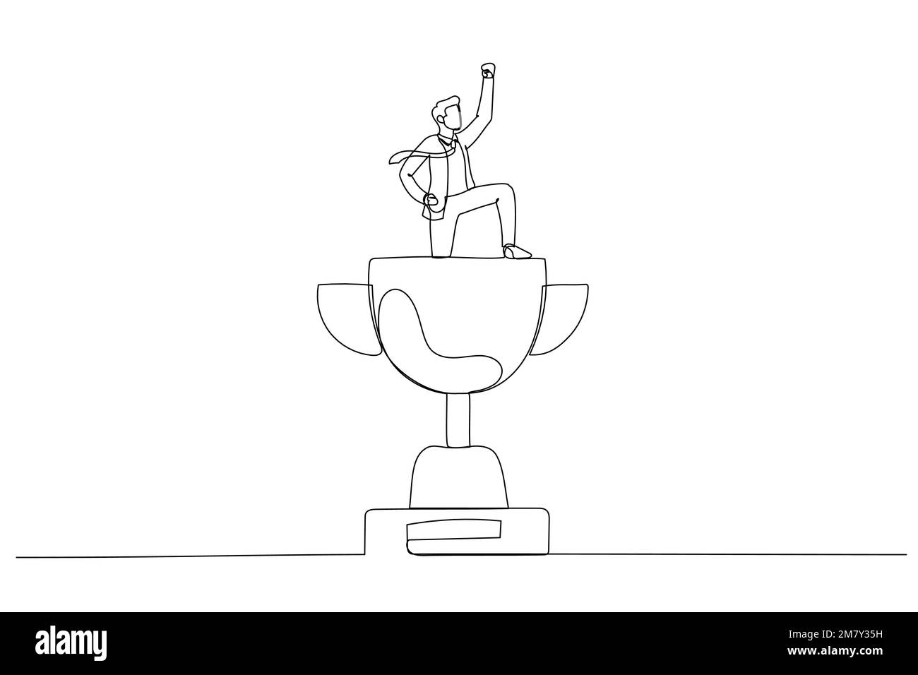 Raising award Stock Vector Images - Alamy