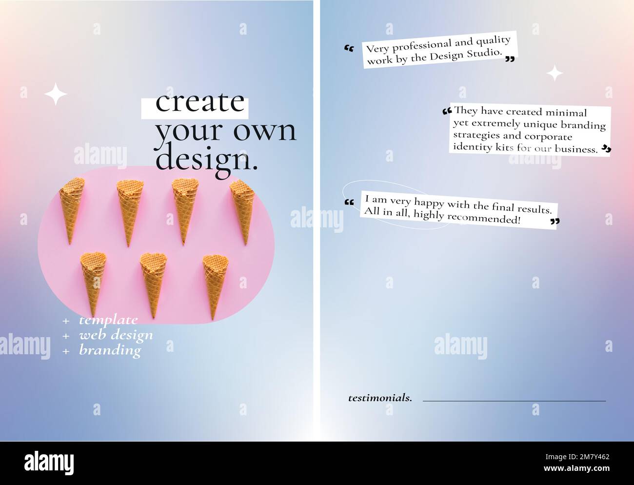 Create your own design vector editable poster on gradient background ...